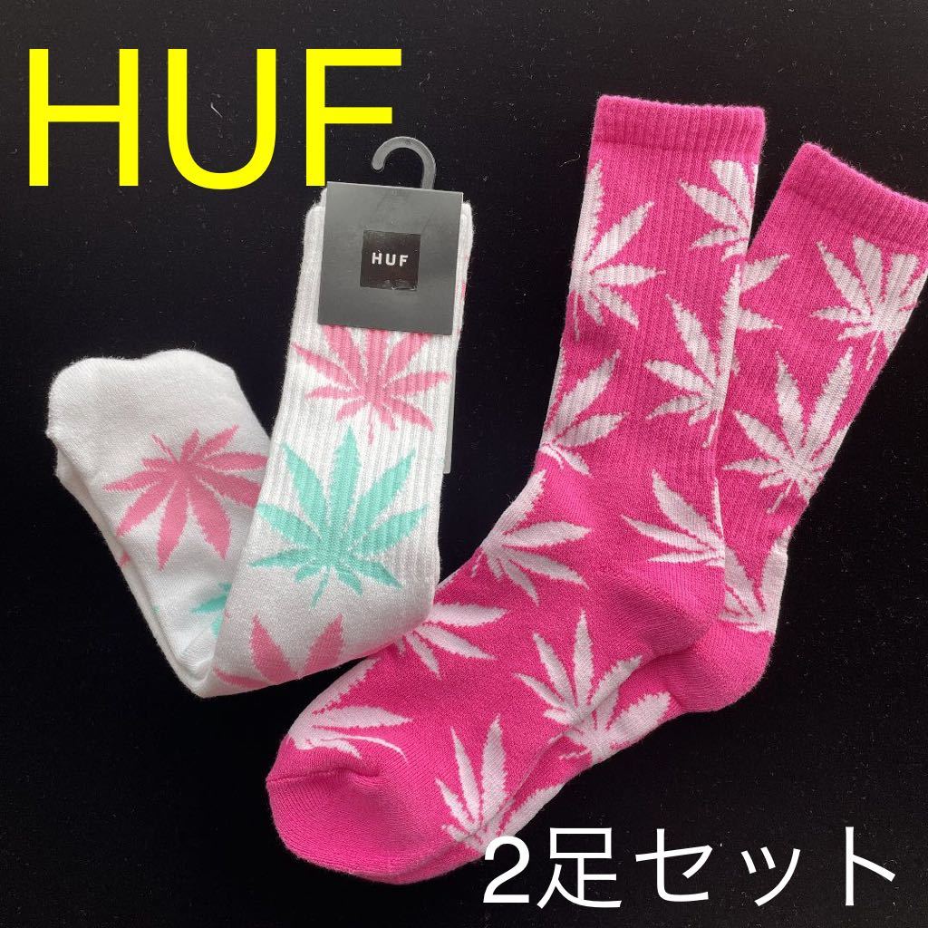 Yahoo!オークション - 新品ハフHUF CREW スケートボード靴下ソックス旧...