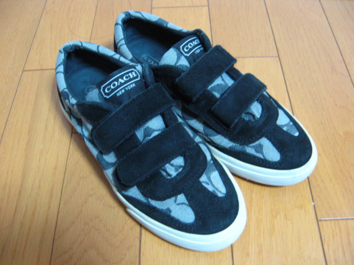 Yahoo!オークション - 即決 コーチ COACH ローカットスニーカー 23cm/5...