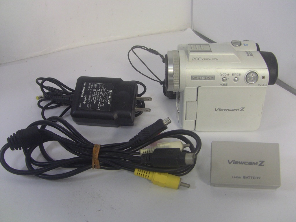 動作良好 MiniDVテープ再生 きます SHARP MiniDVビデオカメラ VL-Z75 ダビングにご使用ください /0608(シャープ)｜売買されたオークション情報、yahooの商品情報 ...
