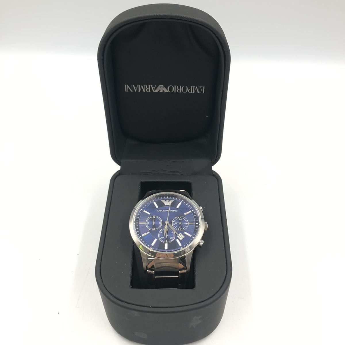 Yahoo!オークション - 11/24SA-k46 EMPORIO ARMANI メンズ腕時計 エン...