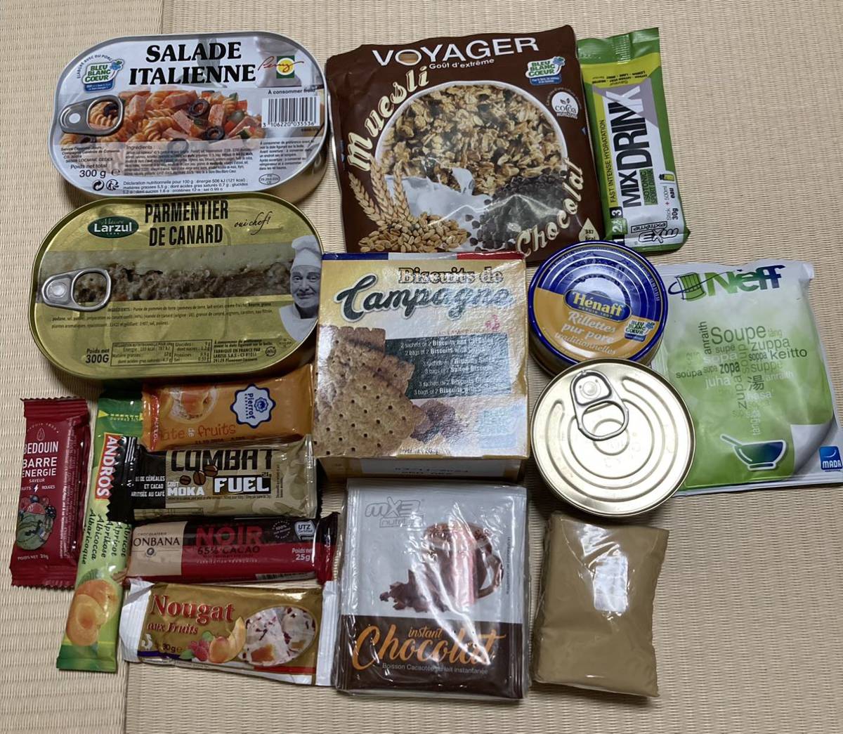 Yahoo!オークション - 訳あり フランス MRE レーション 特殊部隊用 戦...