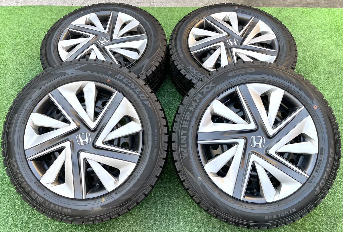 Yahoo!オークション - ホンダ 純正 15インチ スチールホイール ＆DUNLO...