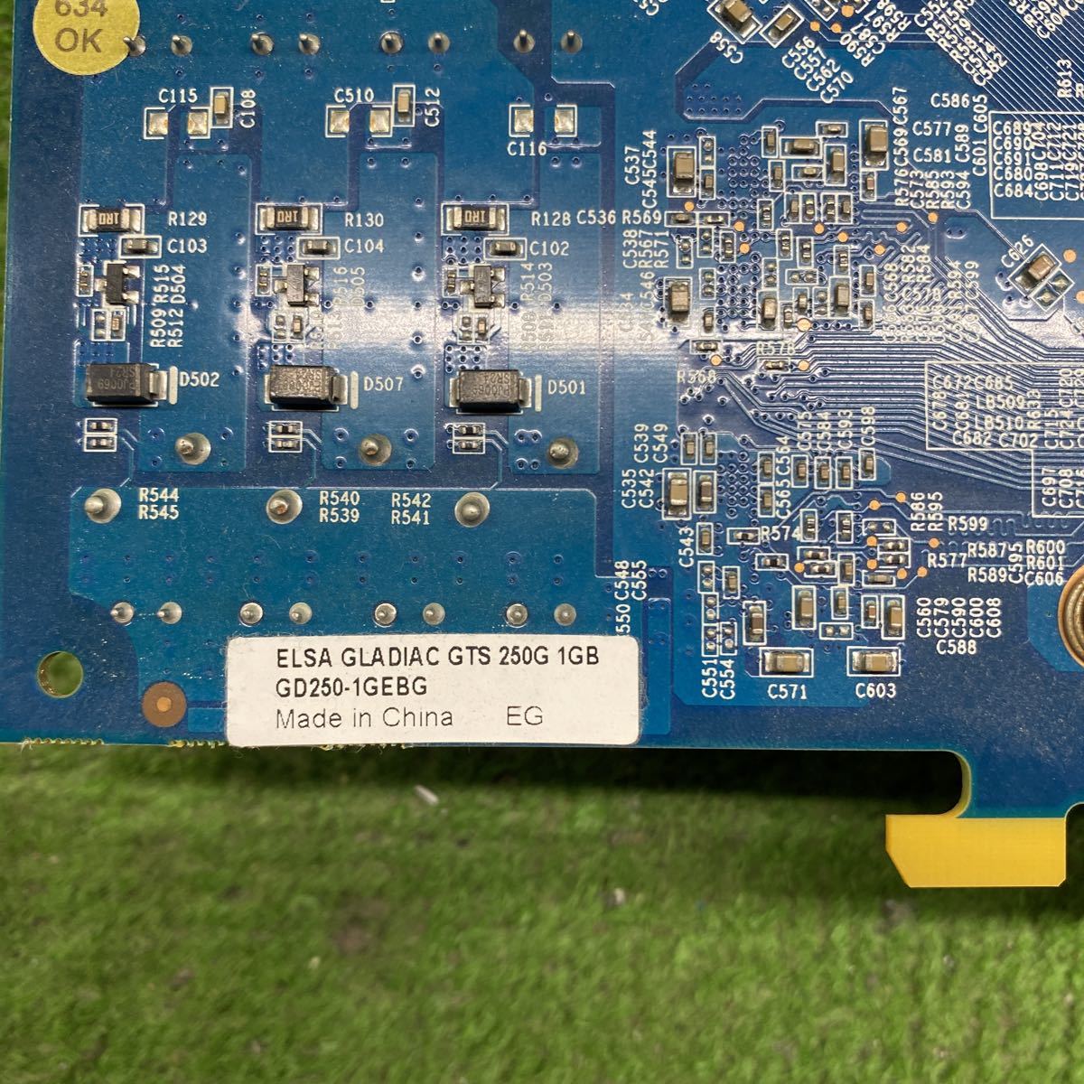 GGA96-123 激安 グラフィックボード ELSA GLADIAC GTS 250G 1GB GD250-1GEBG 認識.画像出力のみ ...