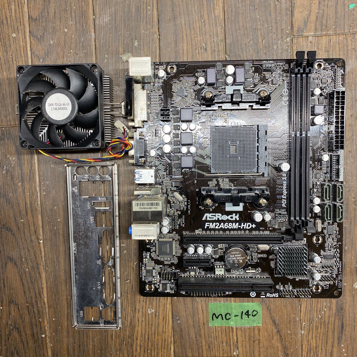 Yahoo!オークション - MC-140 激安 マザーボード ASRock FM2A68M-HD+ S...