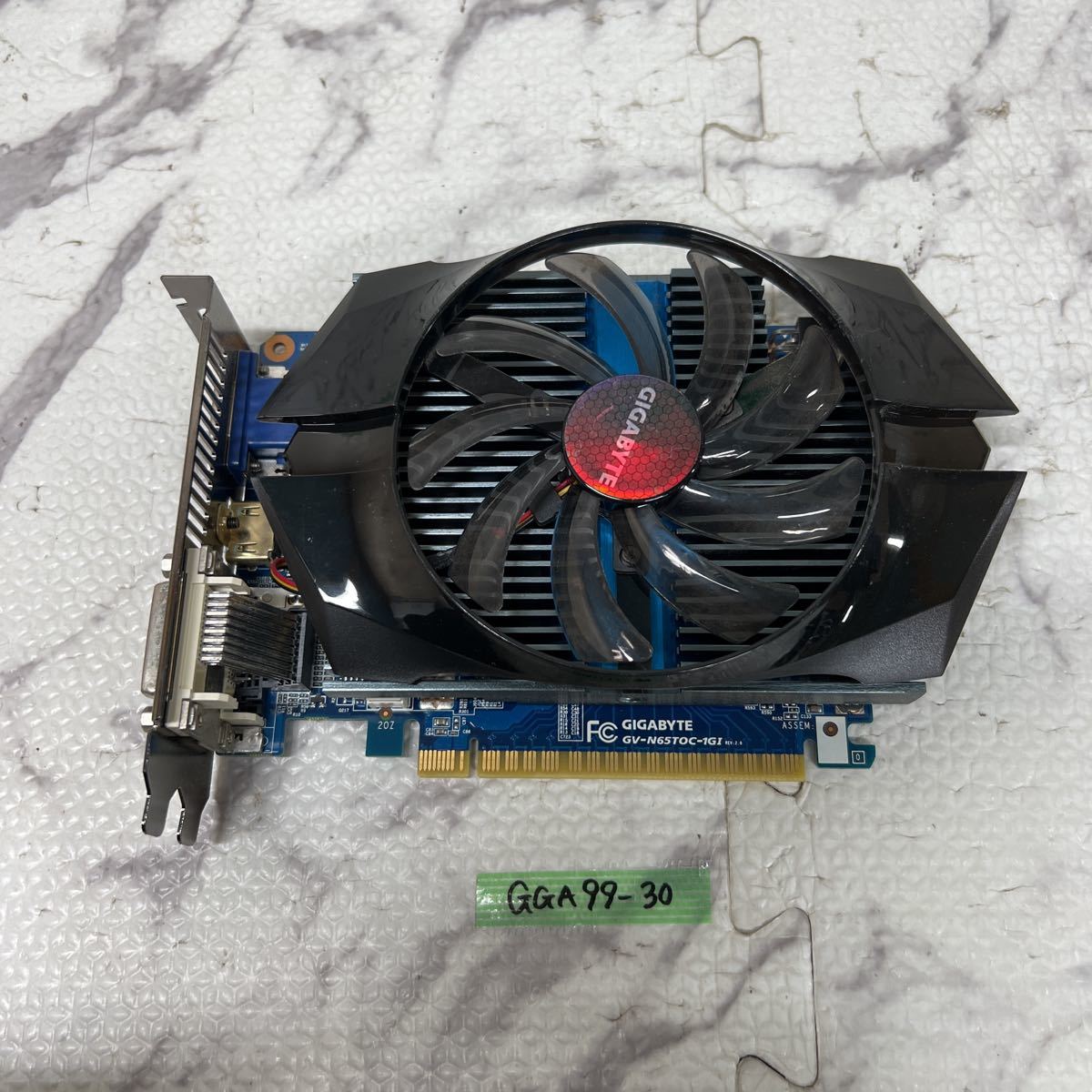 GGA99-30 激安 グラフィックボード GIGABYTE NVIDIA GeForce GTX 650 Ti GDDR5 1GB GV-N65TOC-1GI 認識.画像出力のみ確認 同梱 ...