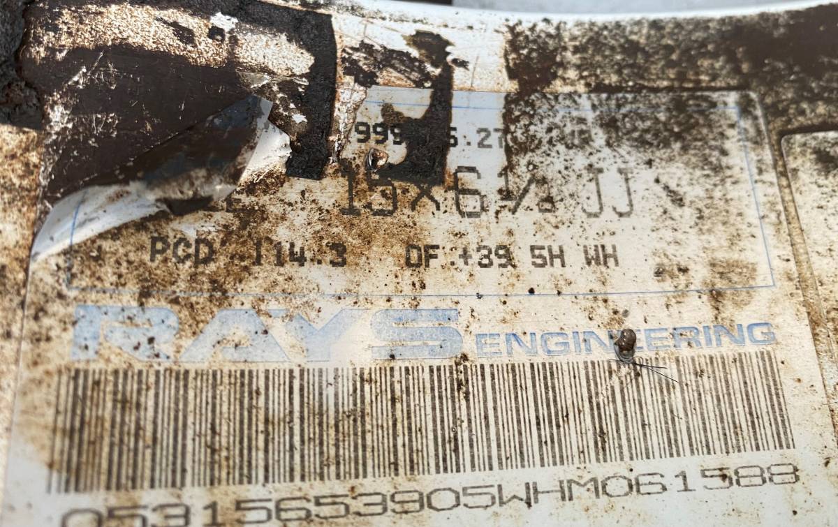 Yahoo!オークション - RAYS TE37 15インチ 6.5J+39 5穴 PCD114.3 タイ...