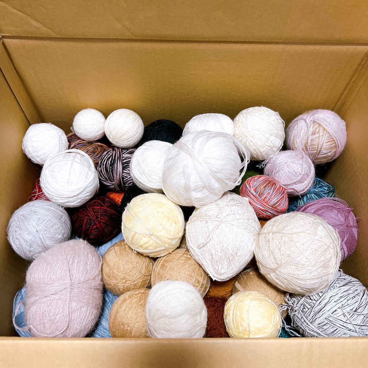 Yahoo!オークション - 毛糸 約 6kg 超 大量 まとめ ウール モヘア アク...