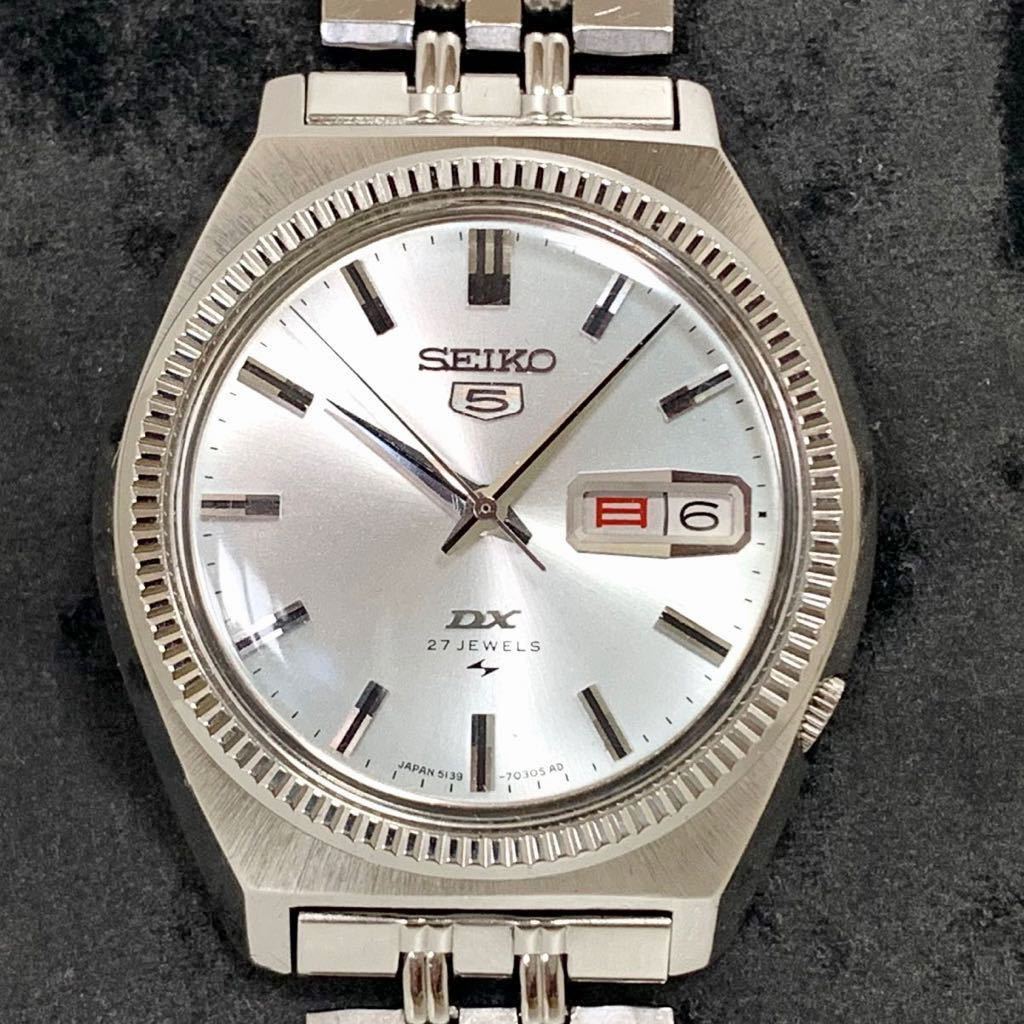 ヤフオク! - 動作品 SEIKO 5 DX セイコー ファイブ デラック...