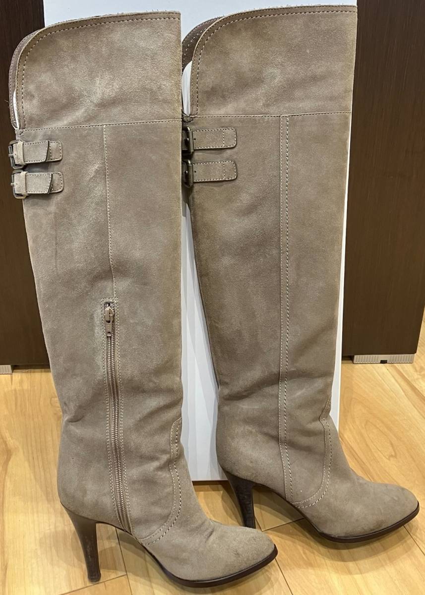 Yahoo!オークション - #4974 DIANA ダイアナ/スウェード ロングブーツ/...