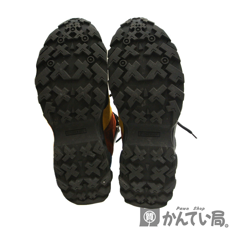 Yahoo!オークション - 13967 BURBERRY【バーバリー】スニーカー ブーツ...
