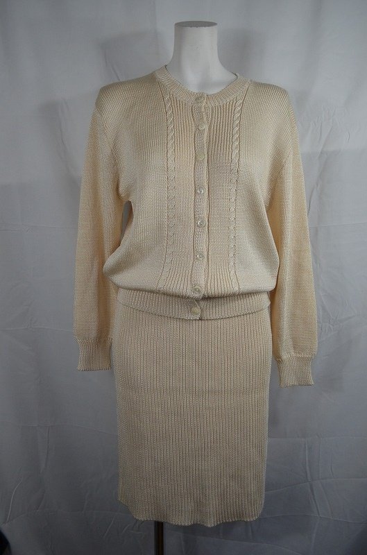 Yahoo!オークション - MOGA モガ ビギ シルク100％ニットセットアップ...