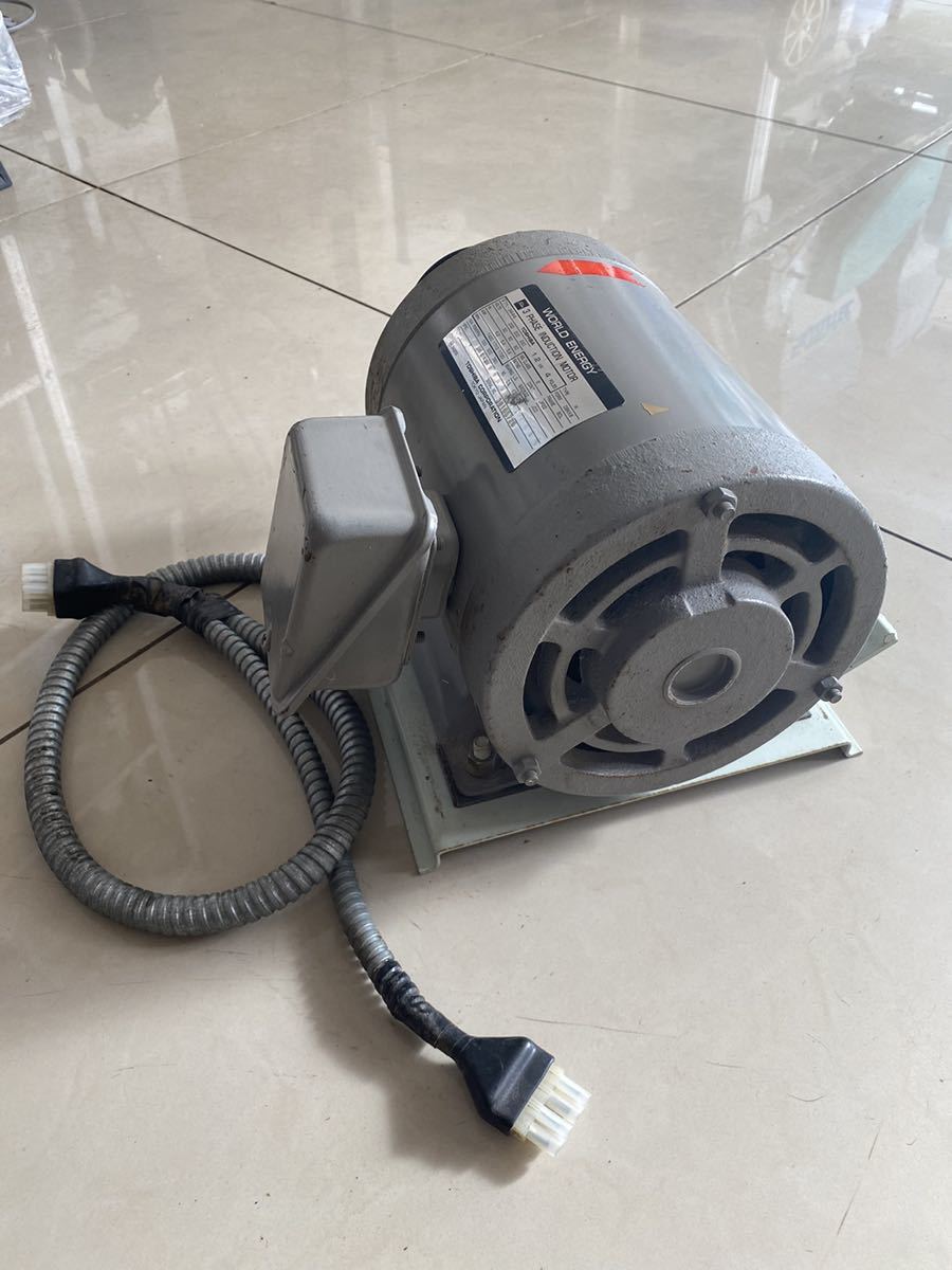 Yahoo!オークション - TOSHIBA 三相 200V モーター 1.2kW 4P