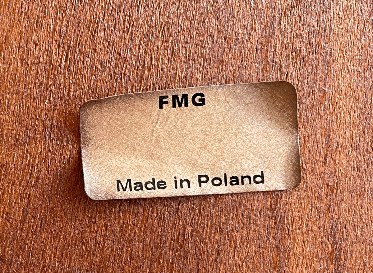 Yahoo!オークション - ポーランド FMG製 ダイニング3点 丸テーブル 曲...