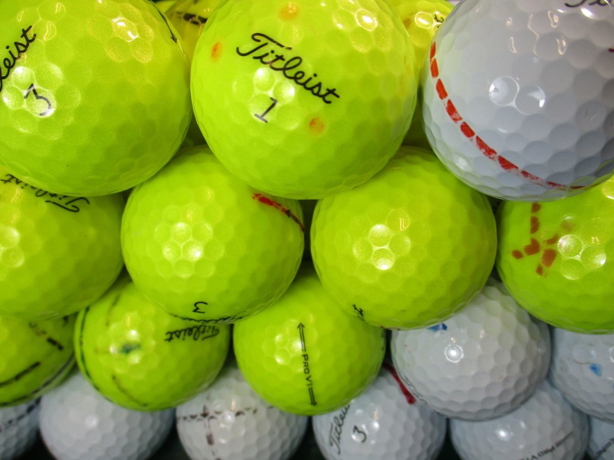 6062 特A2級 タイトリスト Titleist PROV1/PROV1X イエロー/ホワイト 50個(50個～)｜売買されたオークション情報、yahooの商品情報をアーカイブ公開 ...