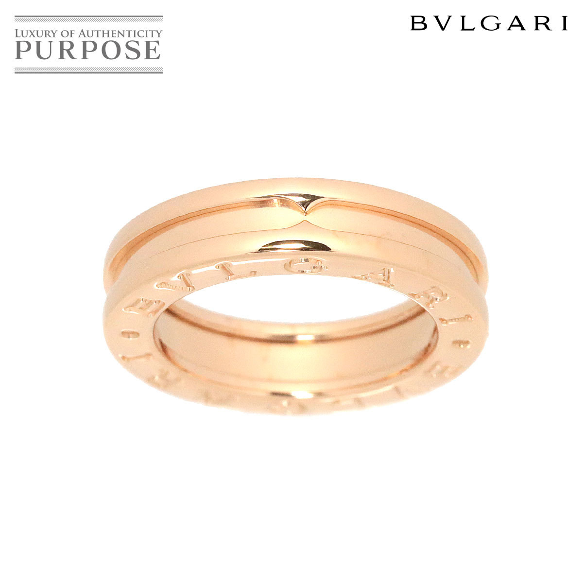 Yahoo!オークション - ブルガリ BVLGARI ビーゼロワン 1バンド リング ...
