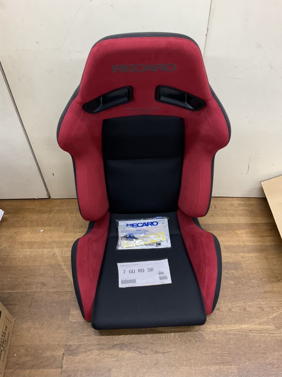 Yahoo!オークション - RECARO レカロ SR-7 GU-100 レッド ブラック 未...