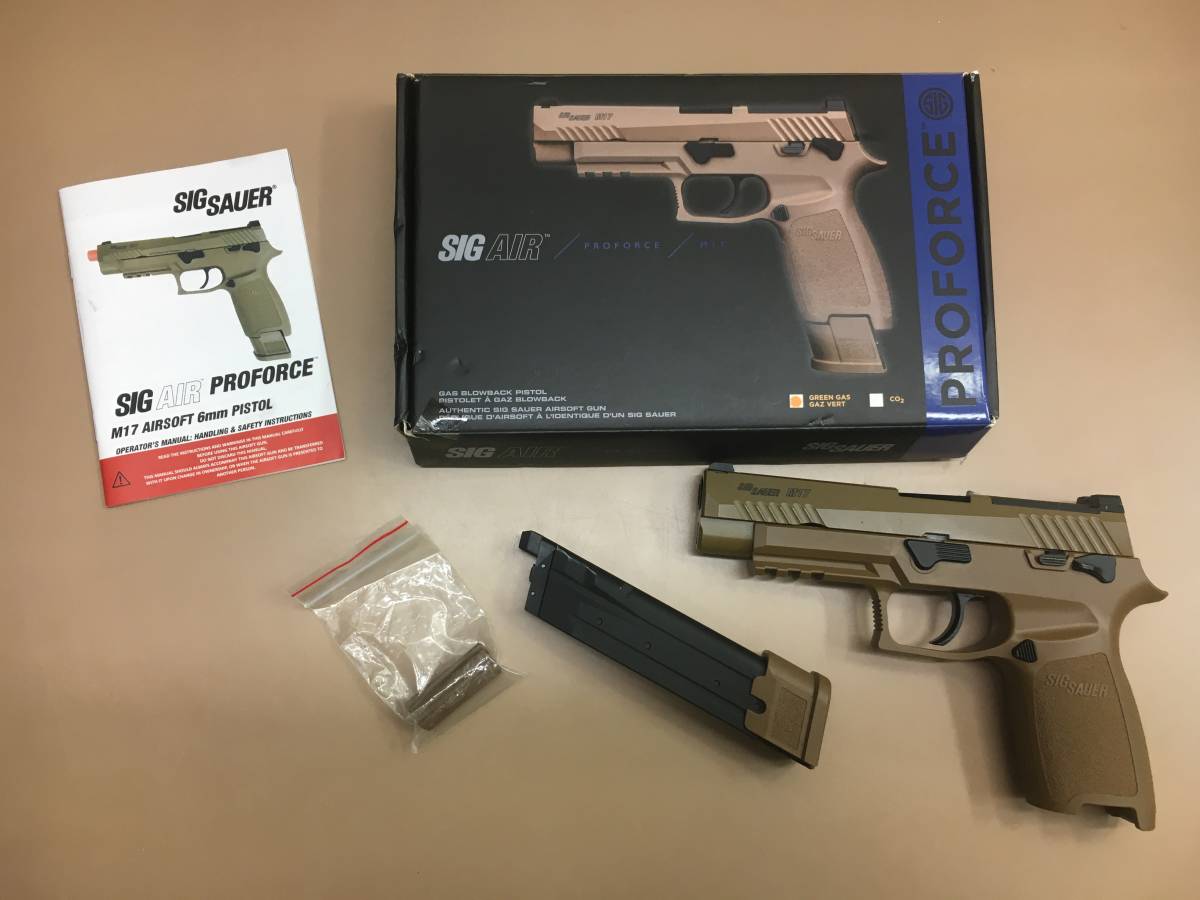 Yahoo!オークション - K076[FT/06](トイガン) ジャンク品 PROFORCE SIG...