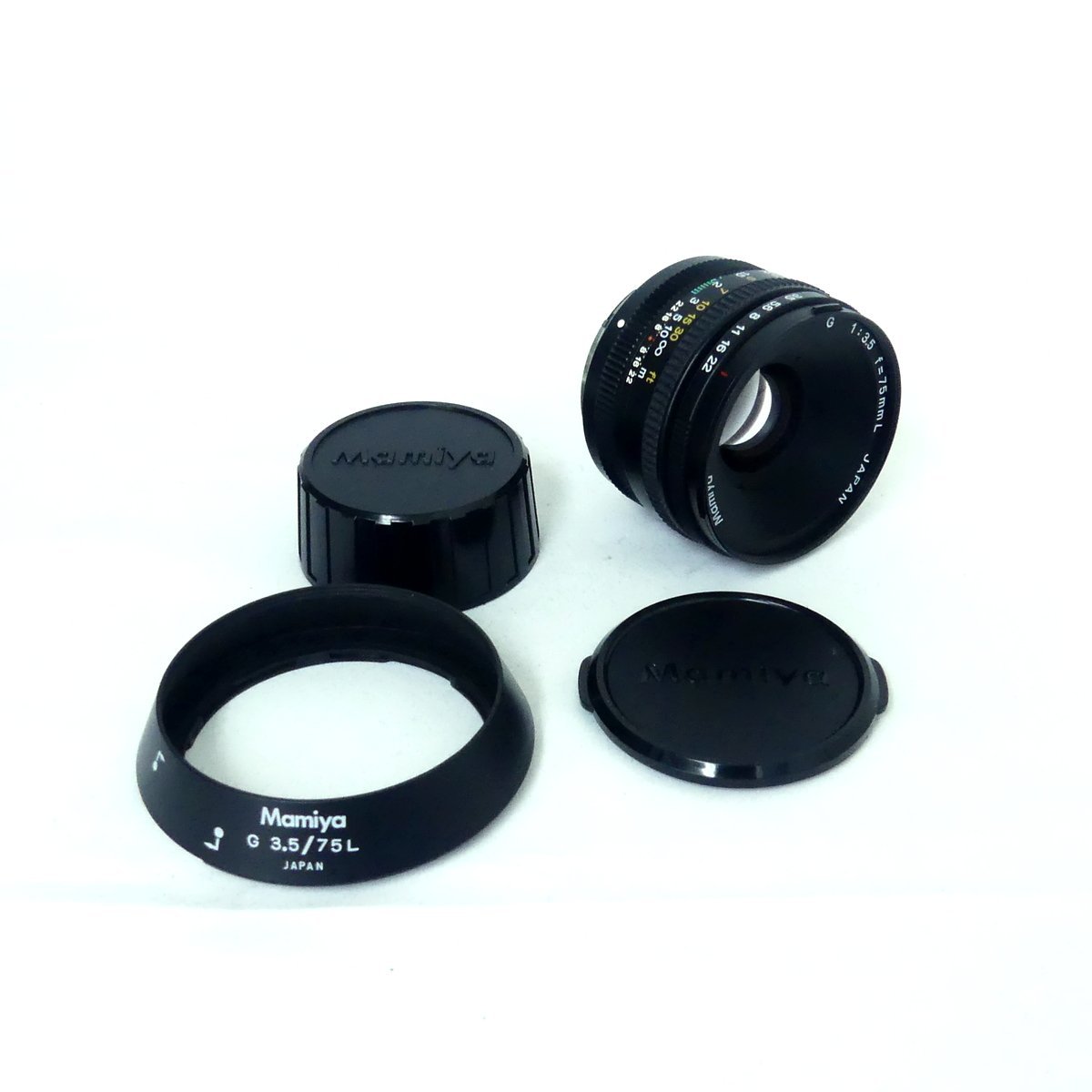 Yahoo!オークション - Mamiya マミヤ G F3.5 75mm L カメラレンズ マミ...