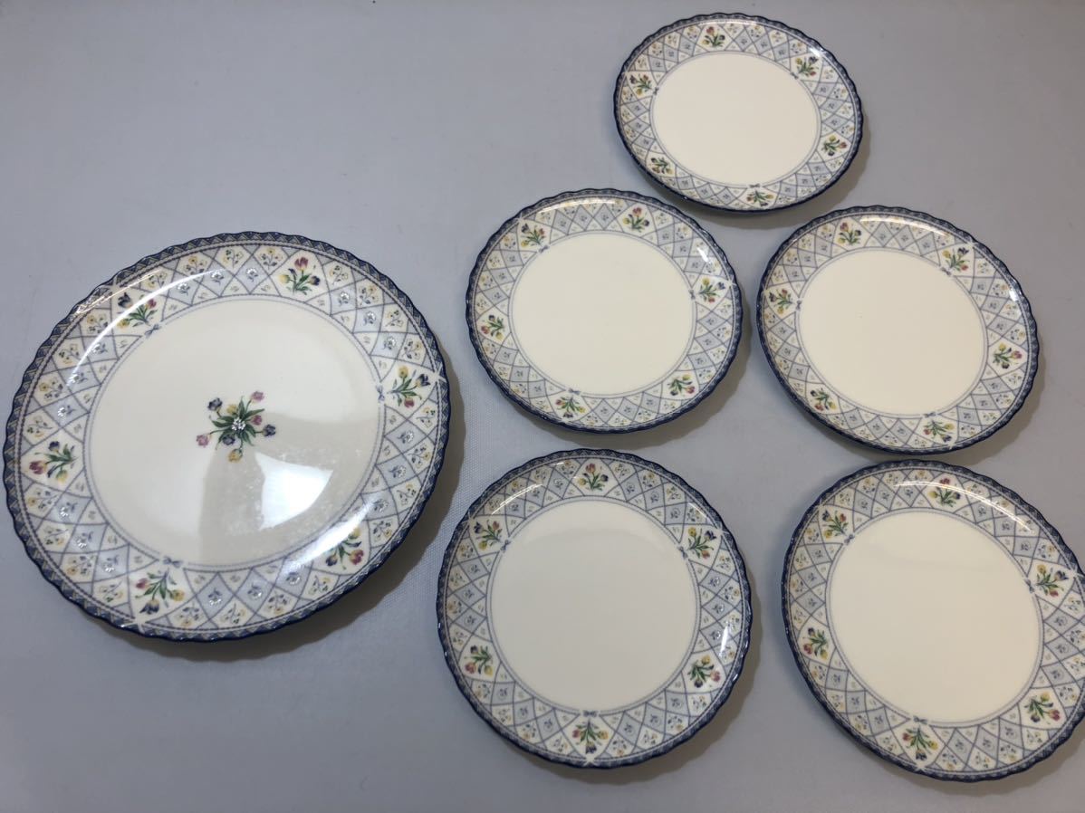 Yahoo!オークション - X1005) Noritake ノリタケ 小花柄 スープ 皿 大...