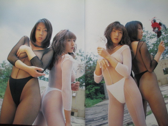 日本代購代標第一品牌【樂淘letao】－水谷ケイ＆桜井あゆみセミヌード写真集 MASK 合計バスト180㎝！ 複数落札値引あり 2点目落札から50円ずつ値引き クリックポスト発送可