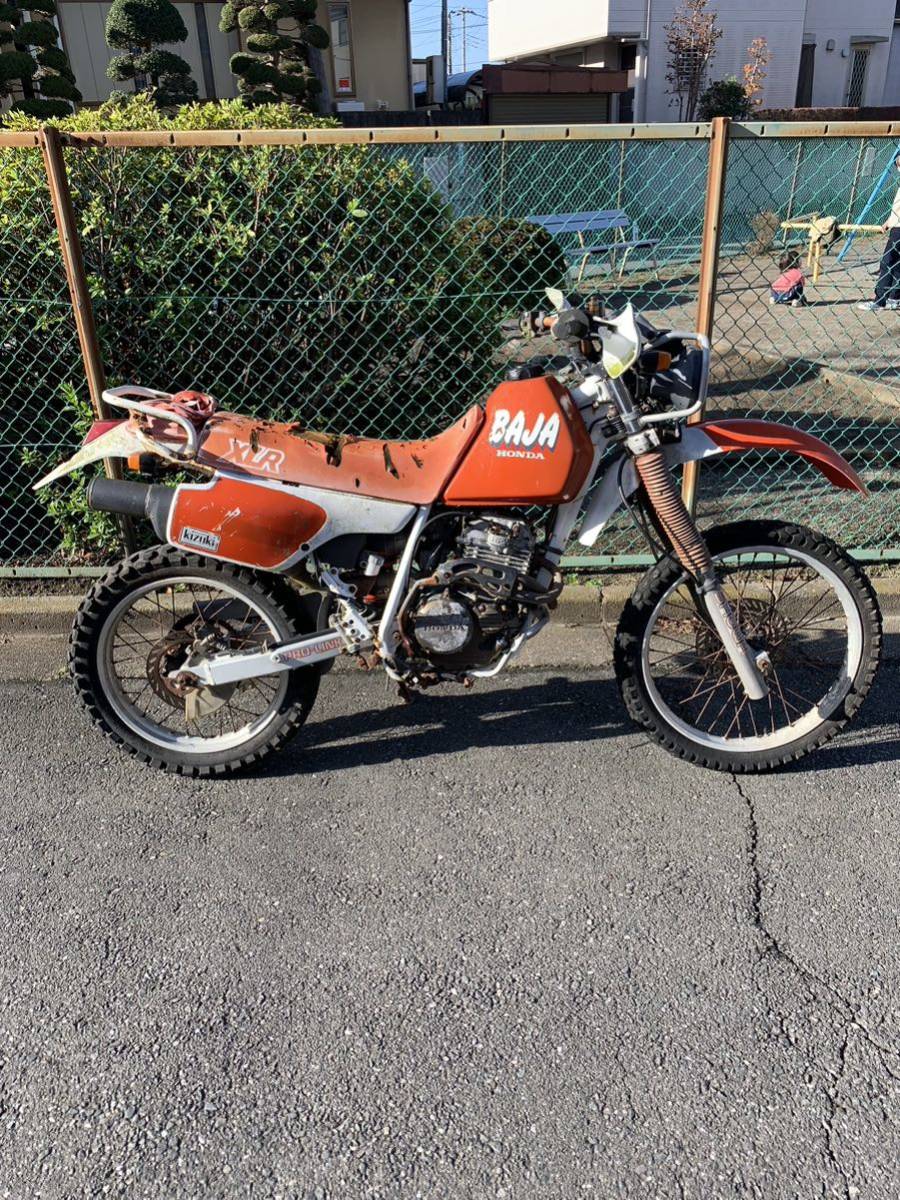 Yahoo!オークション - ホンダ XLR 250 BAJA とても古いオートバイです