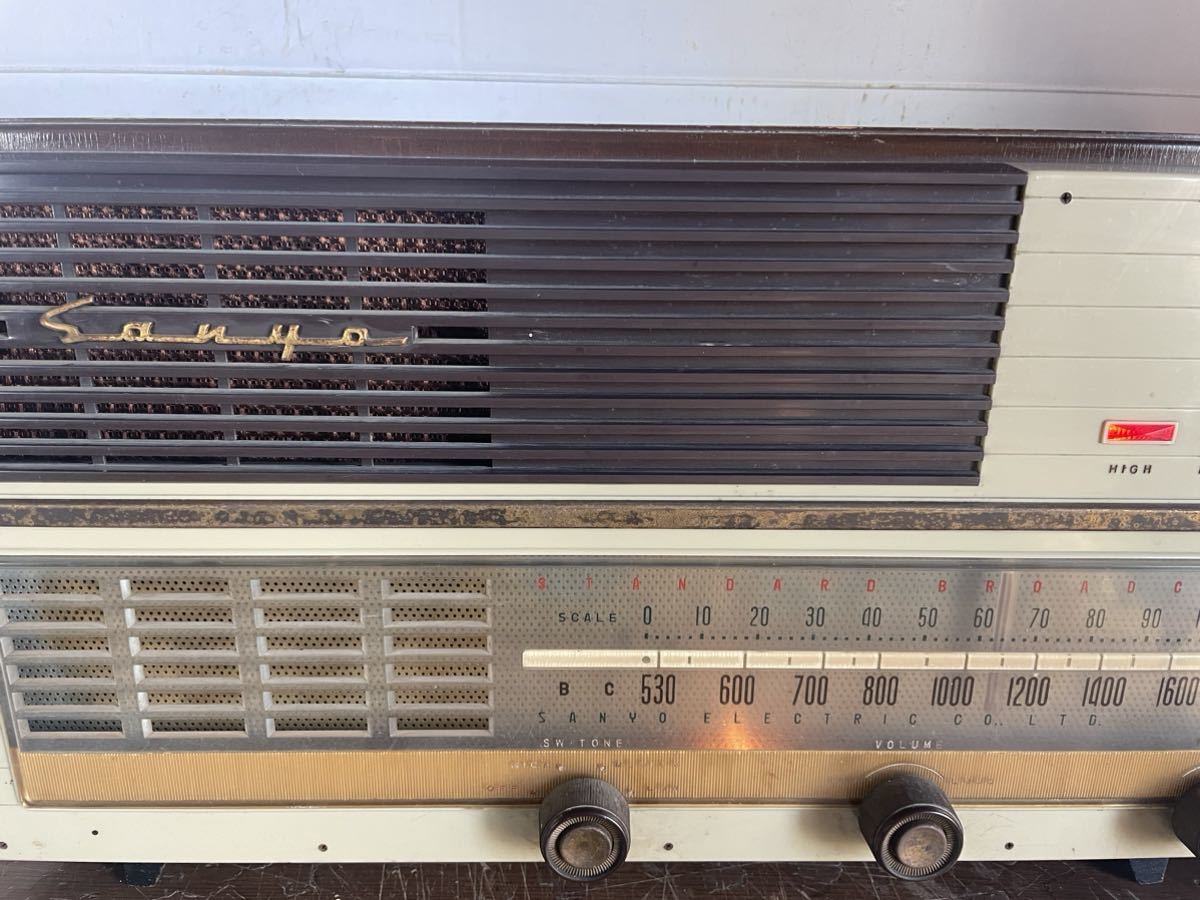 Yahoo!オークション - SANYO RADIO MODEL SS-610 真空管ラジオ