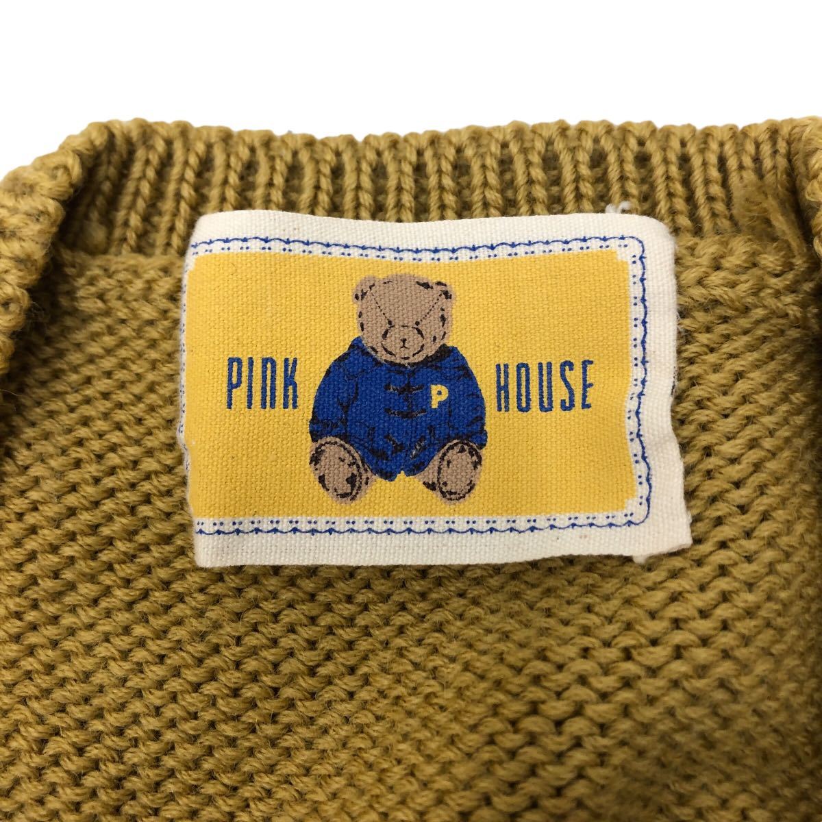 Yahoo!オークション - K132 PINK HOUSE ピンクハウス ウール ニット 編...