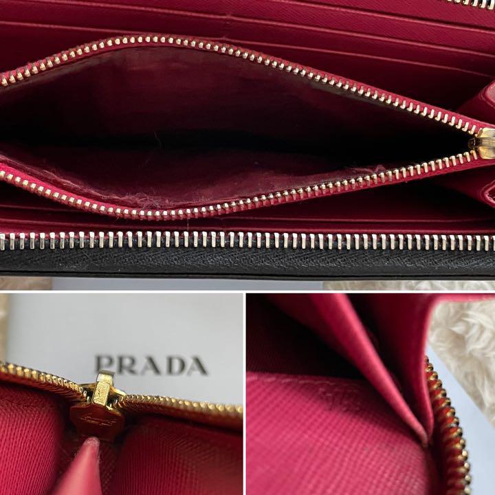 美品】164 PRADA プラダ ラウンドファスナー 長財布|Yahoo 美品】164 PRADA プラダ ラウンドファスナー 長財布|Yahoo