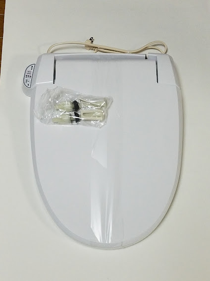 Yahoo!オークション - 即決ジャンク SANEI あったかエコ便座（前丸）PW...