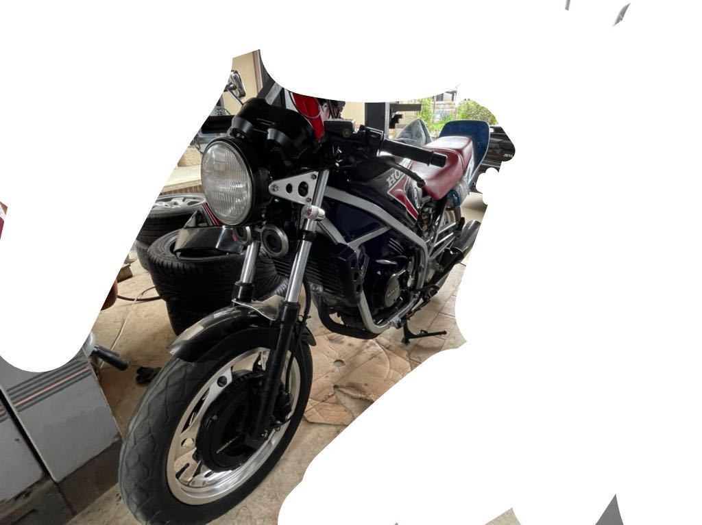 旧車 vt250z mc08 旧車 ホンダ 実動 書付き 社外マフラー 当時物 茨城発 vt250fc vt250fe vtz250 cbr400f cbx400 cb250t 250cc ...