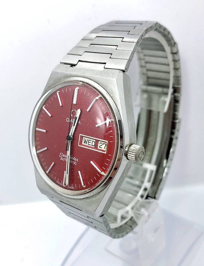 Yahoo!オークション - 『WH-8633』OMEGA オメガ Seamaster レッド・デ...