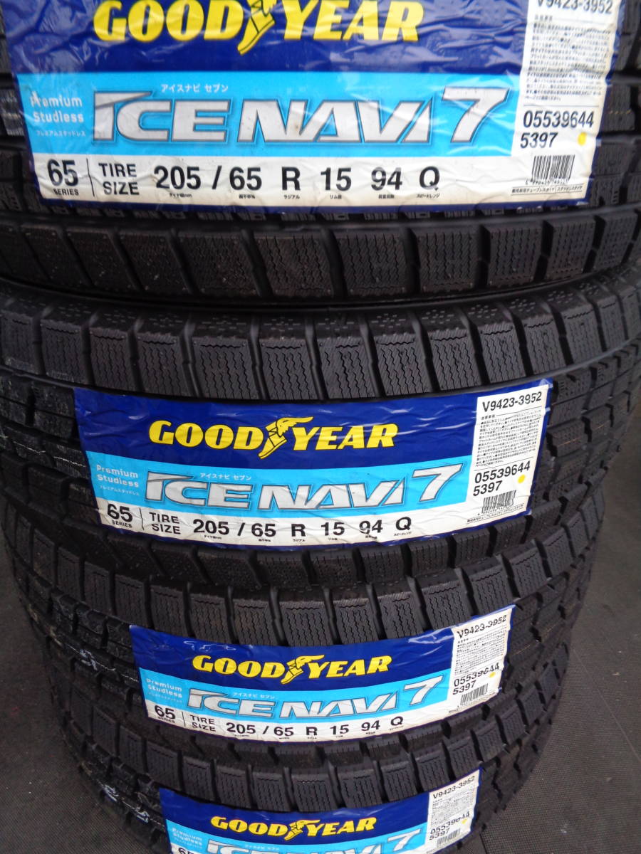 Yahoo!オークション - D726 未使用スタッドレス グッドイヤー205/65R15...