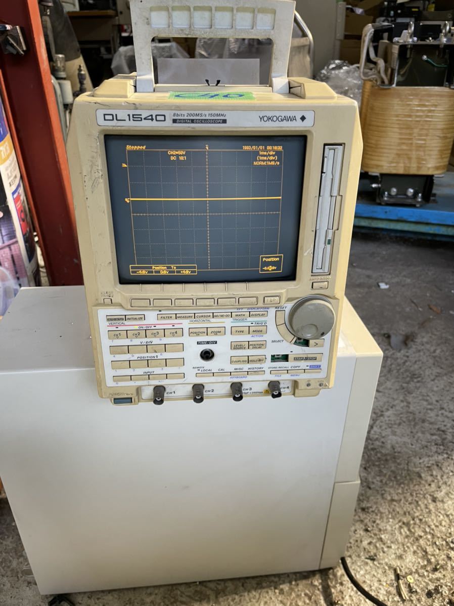 Yahoo!オークション - C40 横河YOKOGAWA DL1540 150MHz 通電作動 動作...