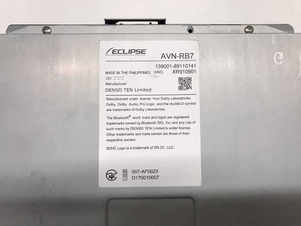 Yahoo!オークション - イクリプス ECLIPSE メモリーナビ AVN-RB7