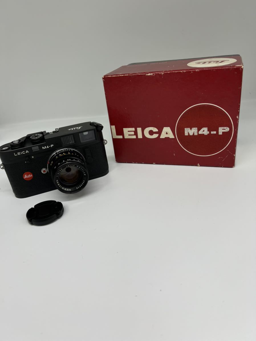 Yahoo!オークション - LEICA ライカ M4-P ブラック & WINDER-M 元箱つ...