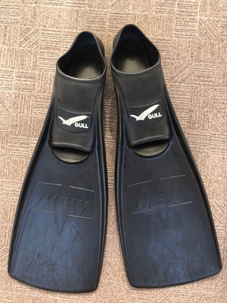 Yahoo!オークション - GULL MEWフィン M ミュー スキューバダイビング