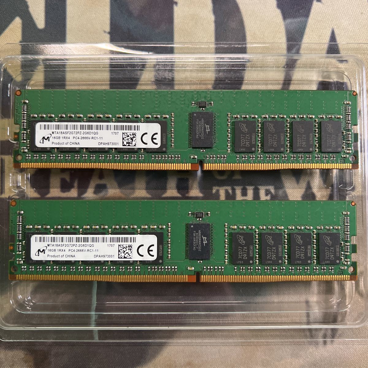 Yahoo!オークション - デスクトップPC ECC メモリ DDR4 16G 2 pc4-2666