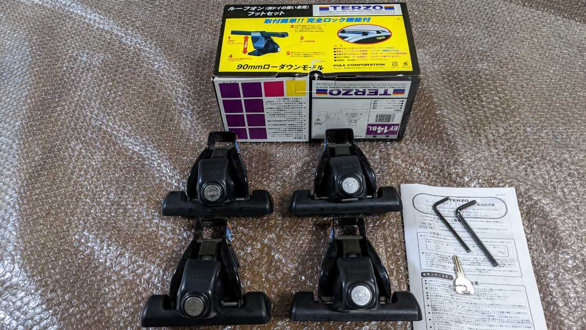 Yahoo!オークション - TERZO EF14 BL ルーフオンフット キャリアベース...