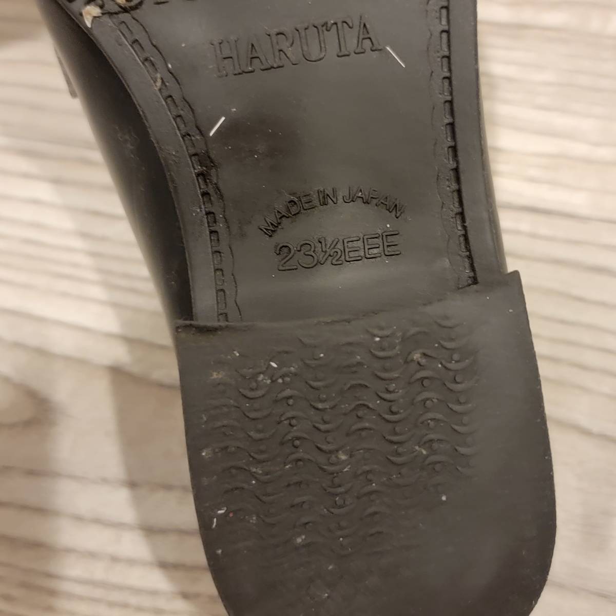 Yahoo!オークション - HARUTA ハルタ 黒 ローファー 23.5EEE