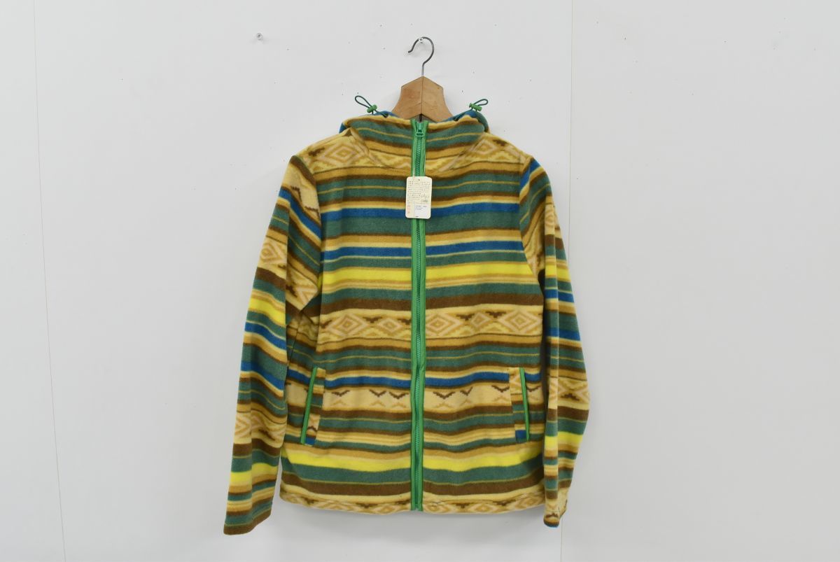 Yahoo!オークション - (101M 1124M21)Yul フリース ジャケット イエロ...