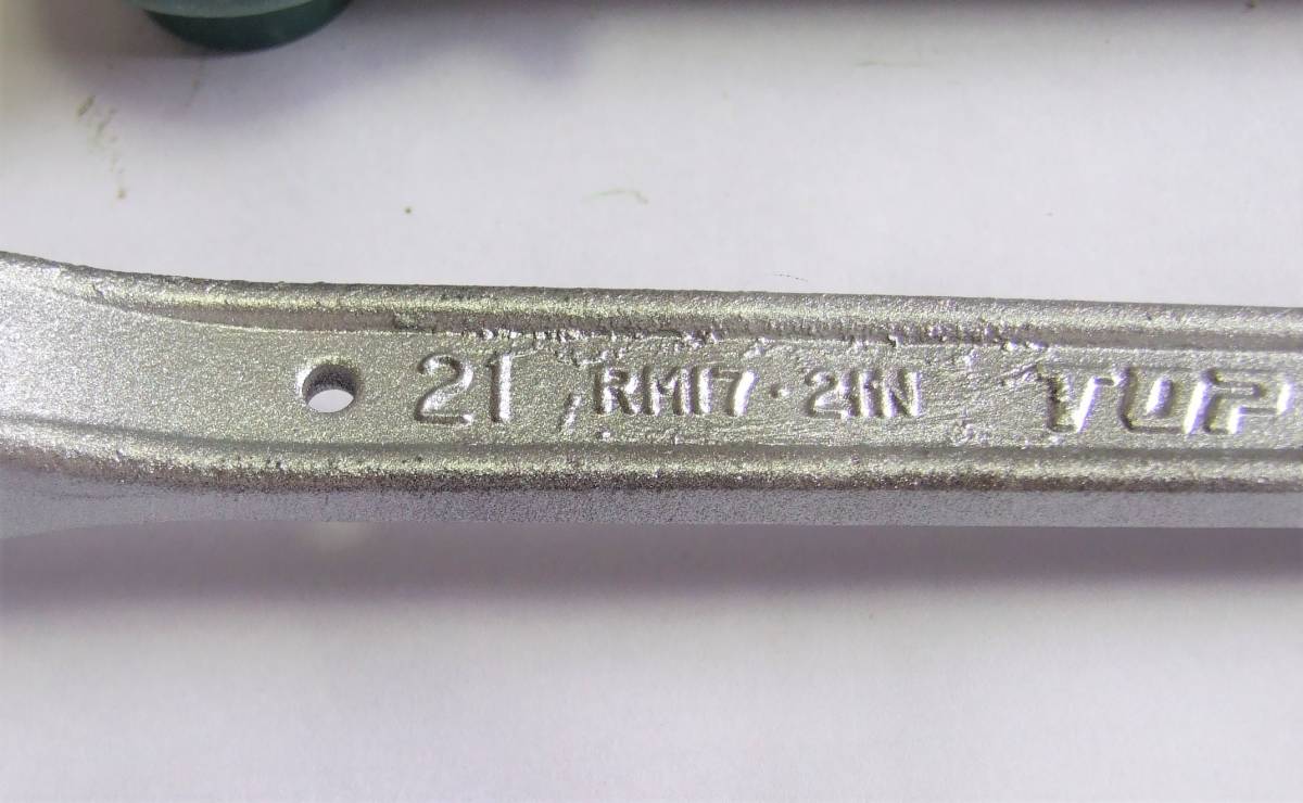 Yahoo!オークション - 22-8/13 両口ラチェットレンチ 【RM17-21N 】 TO...