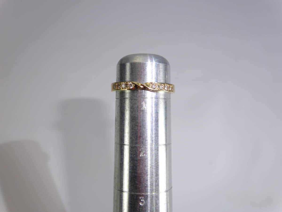 Yahoo!オークション - ete エテ K18(YG) ダイヤ 0.04 約0.6～0.8号位 ...