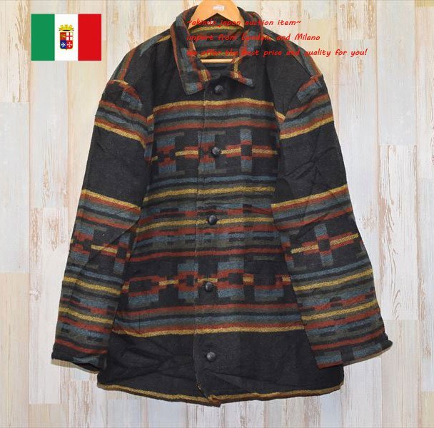 Yahoo!オークション - イタリア直輸入 ウールコートXXXXL (C-0008）メ...
