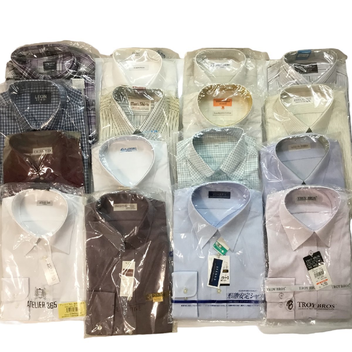 Yahoo!オークション - ワイシャツまとめ売り 総重量約4.9kg 16枚 長袖...