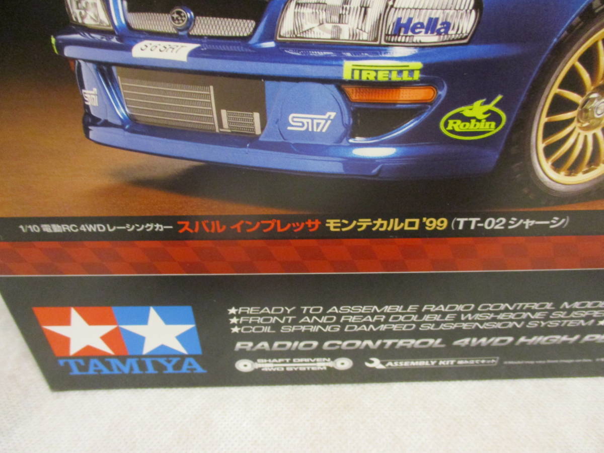 代購代標第一品牌－樂淘letao－未使用未開封品 タミヤ 58631 1/10RC スバル インプレッサ モンテカルロ '99 (TT-02シャーシ)