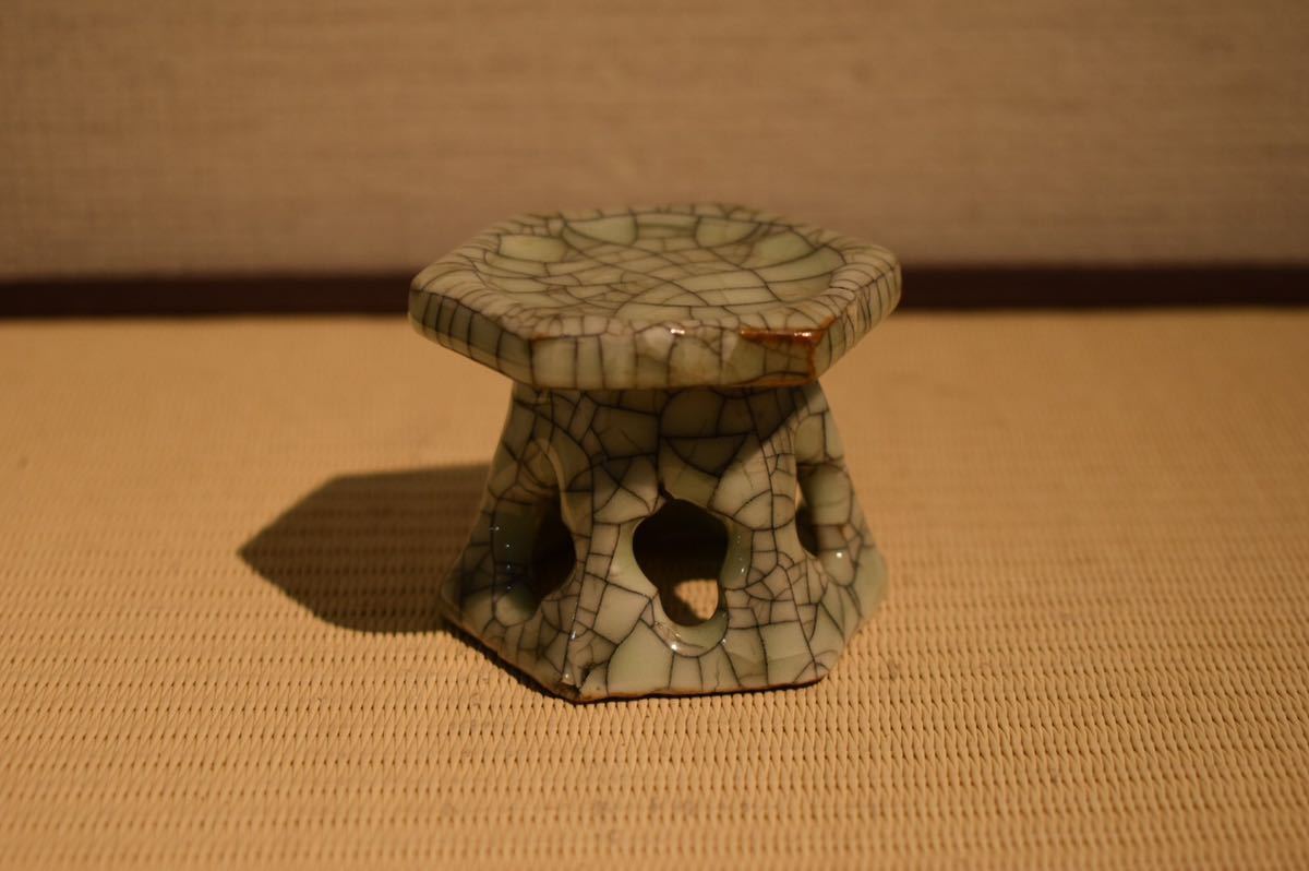 Yahoo!オークション - 【GE】R453【コレクター所蔵品】時代 哥窯蓋置