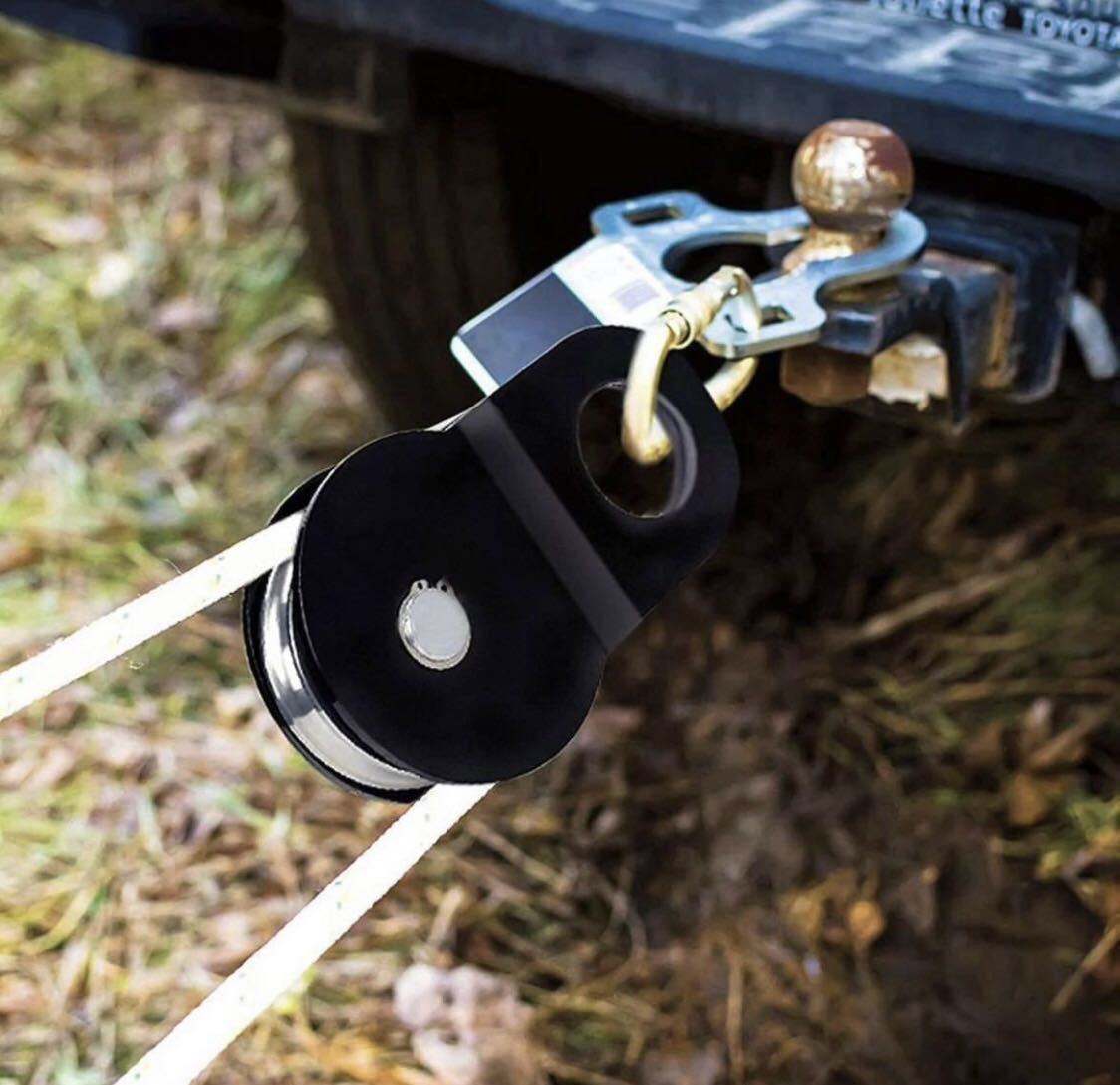 スナッチブロック ウインチ 2個セット 汎用 滑車 荷重 4t ジムニー JB23 JB64 JB74 ジープ リフトアップ 4000kg 牽引強化 クロカン(外装、エアロ)｜売買された ...