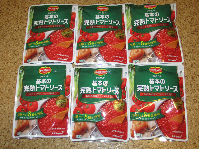 デルモンテ 基本の完熟トマトソース 295g×6個 エクストラヴァージンオイル 玉ねぎとガーリックを炒めトマト 煮込みました(その他)｜売買されたオークション情報、yahooの商品情報を ...