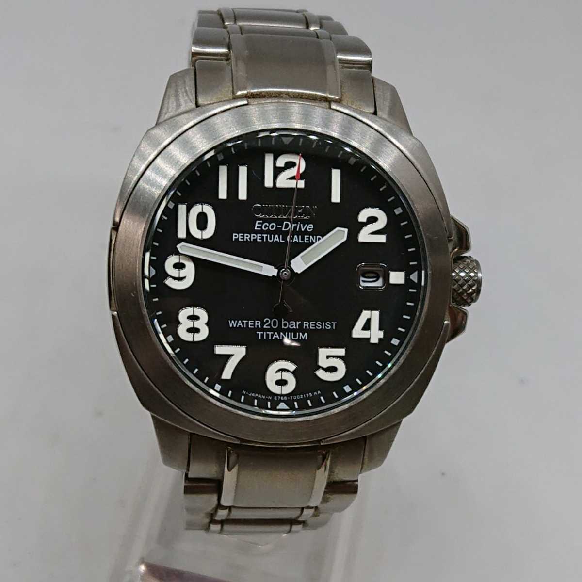 Yahoo!オークション - CITIZEN シチズン エコドライブ パーペチュアル...