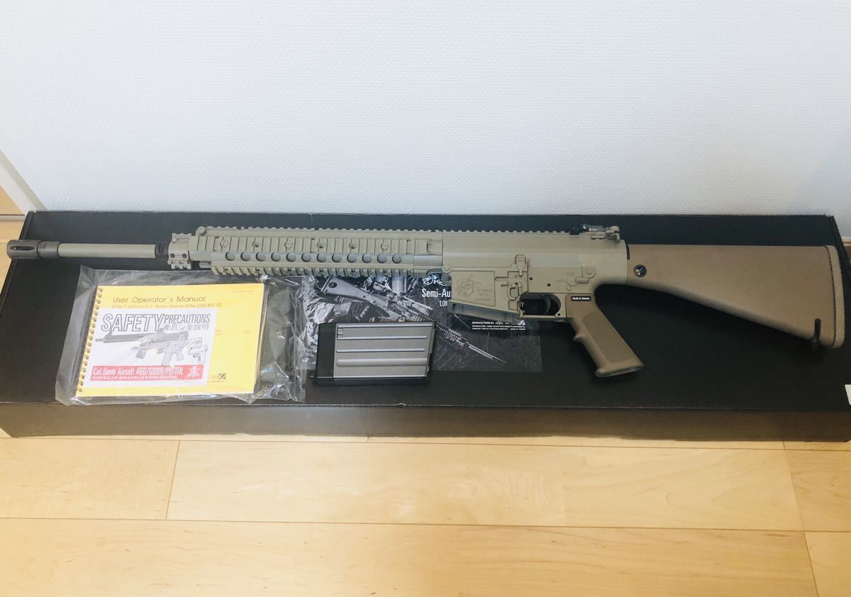 Yahoo!オークション - 最新 VFC m110 SASS GBB Knight's armament kac ...
